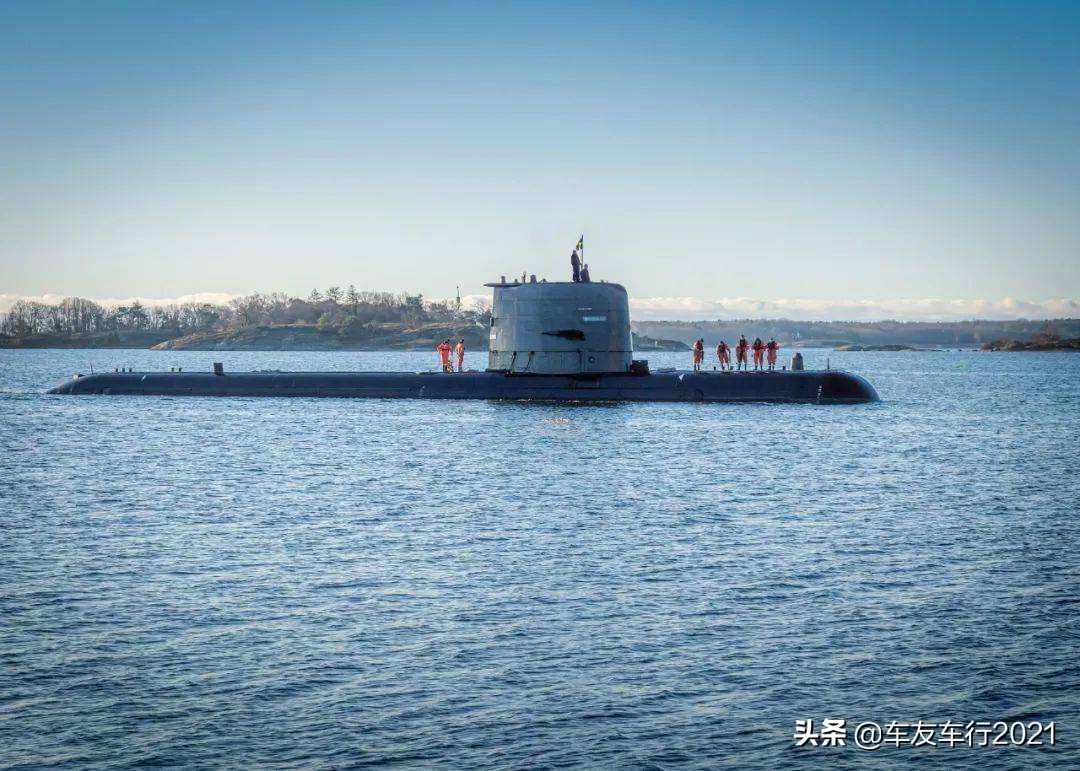 The first submarine equipped with the AIP system, the Gotland-class ...