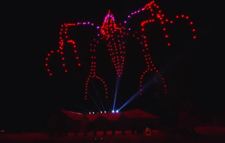 Full of atmosphere!Hundreds of drone performances to play Halloween ...