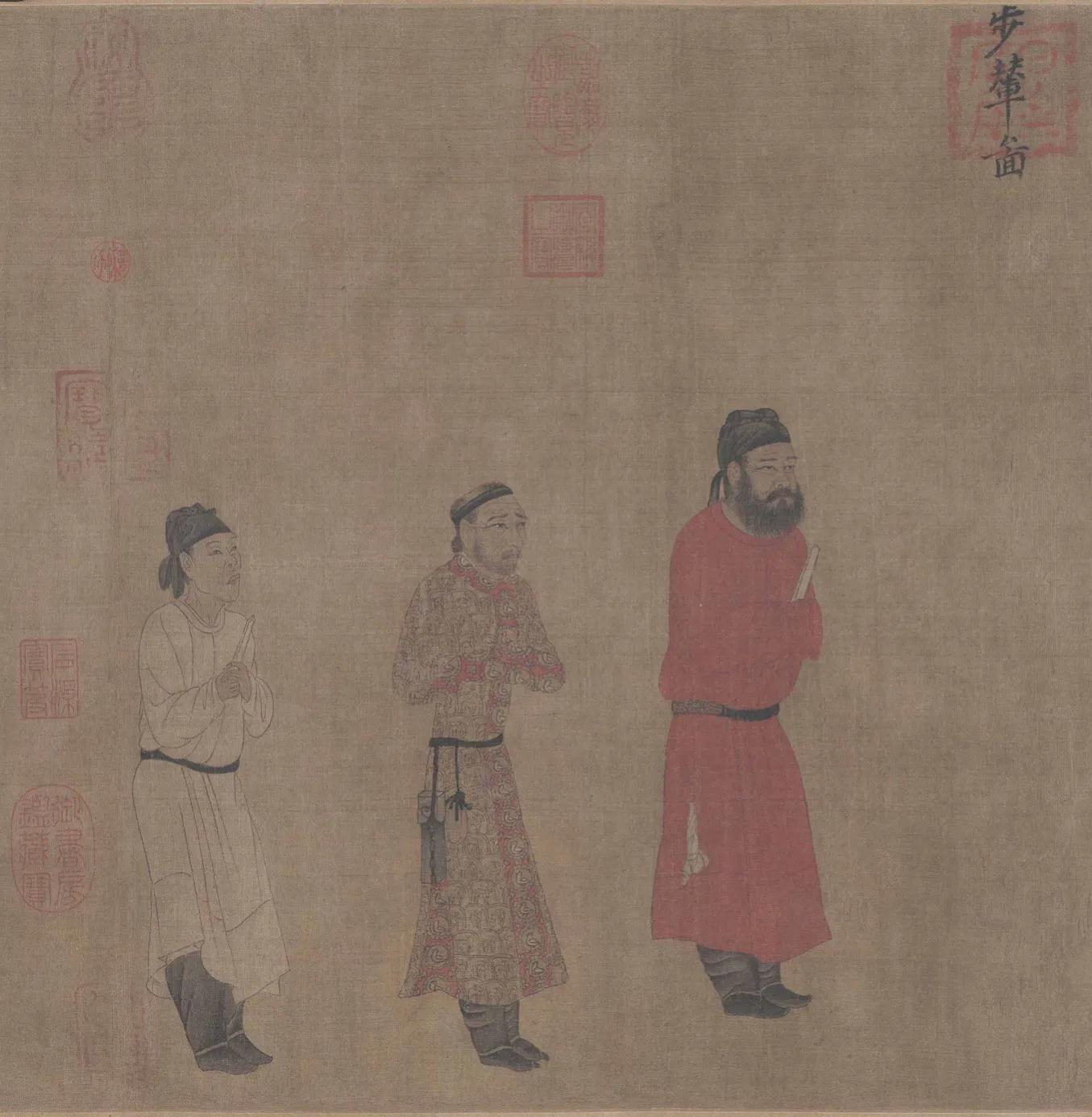 Is the surviving Tang Dynasty painter Yan Liben's masterpiece "Buying ...