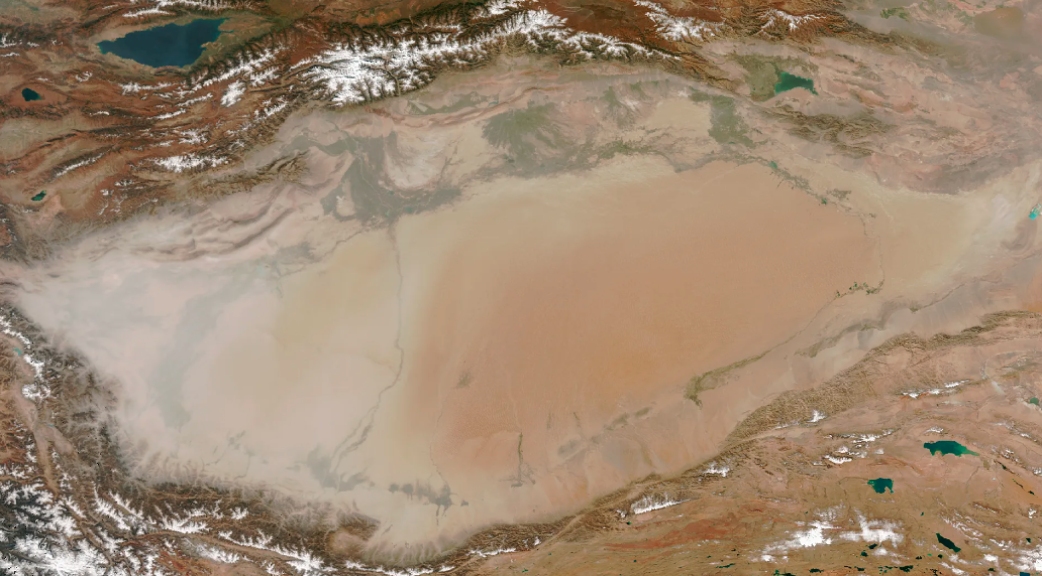 The Mu Us Desert is about to disappear. Why won't Taklimakan, which is ...