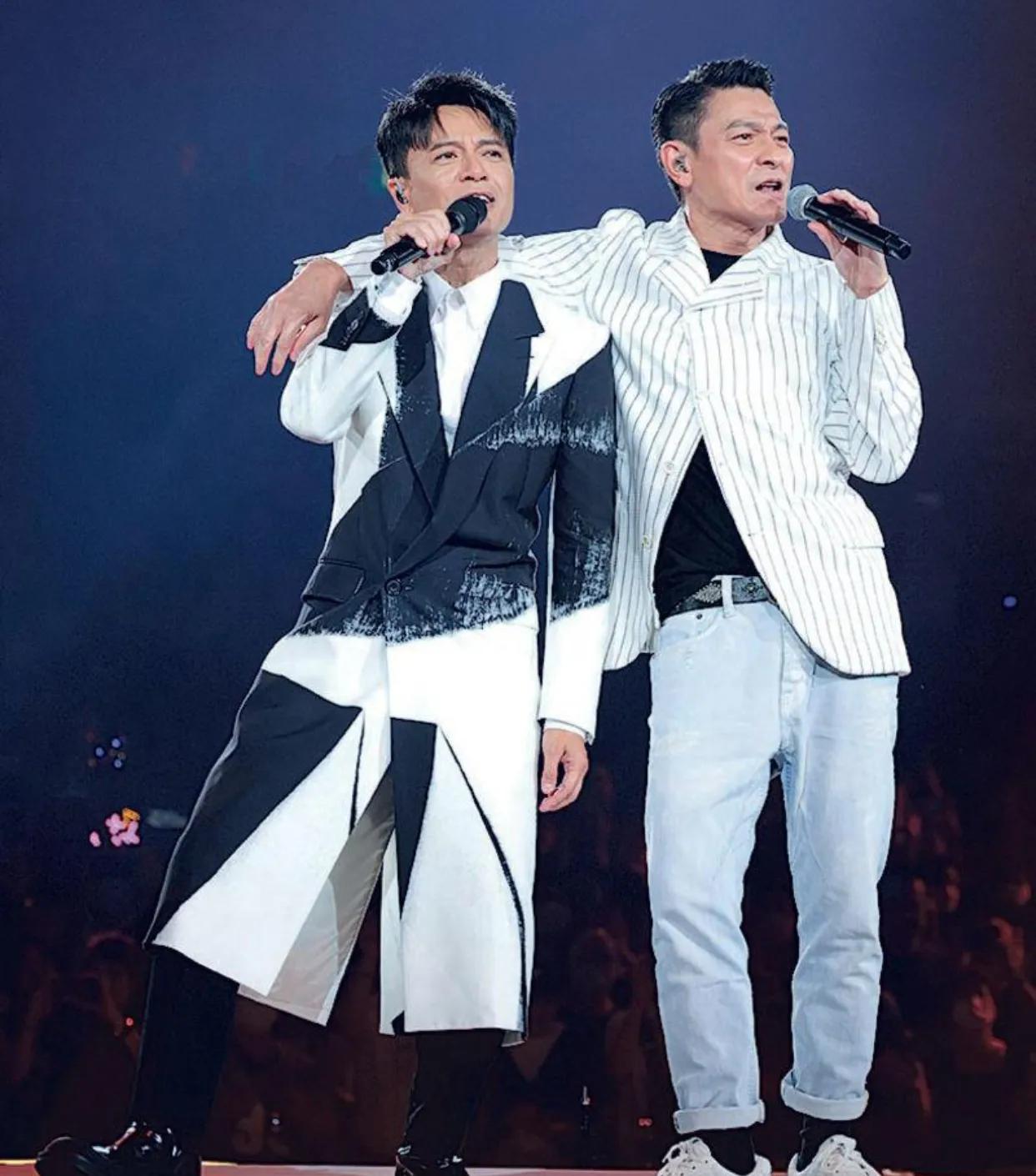 Hacken Lee invited Andy Lau to sing a surprise chorus at the end of the ...