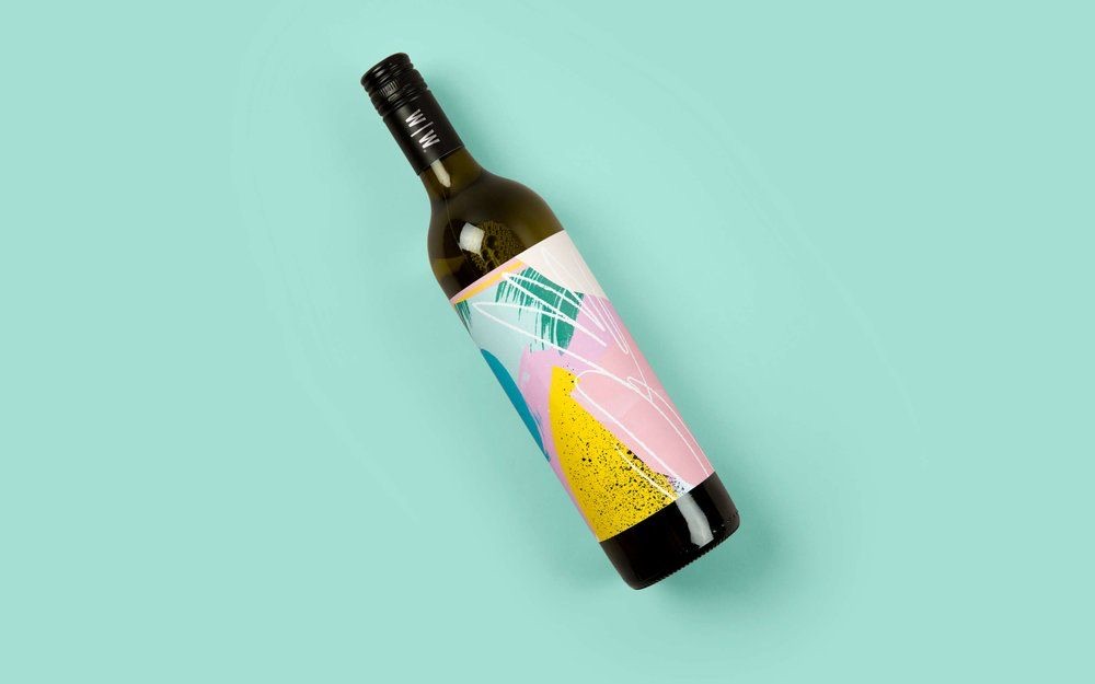 Artistic packaging design with painted elements - iMedia