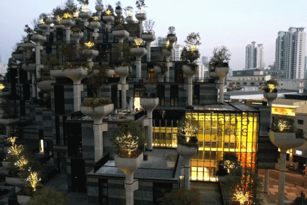 Shanghai's strange buildings look like tombstones from a distance, and ...