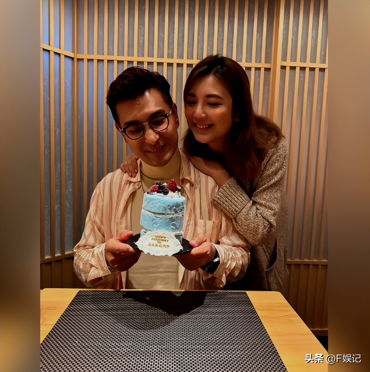 Shan Wenrou made inedible cakes for Chen Zhanpeng's family of three to celebrate his birthday ...