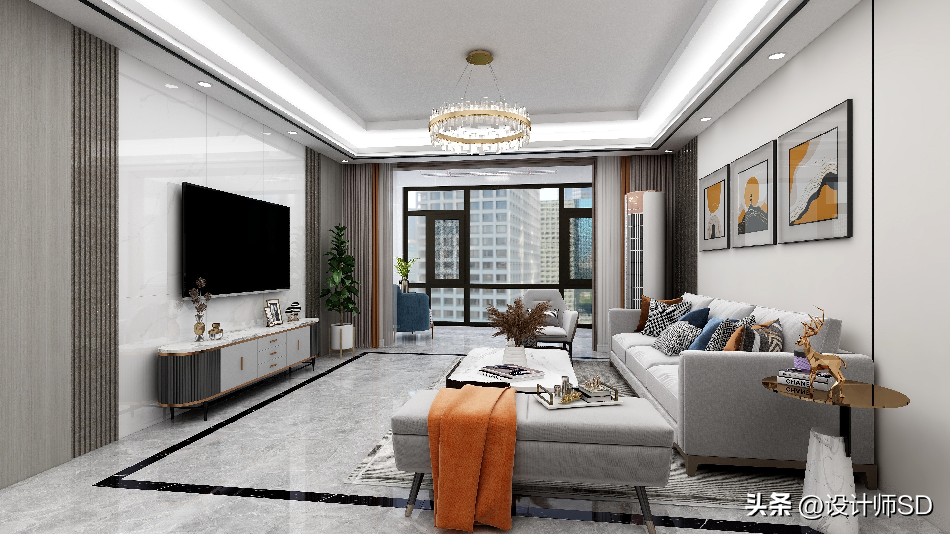The 110-square-meter home of a husband and wife in Hubei has countless ...