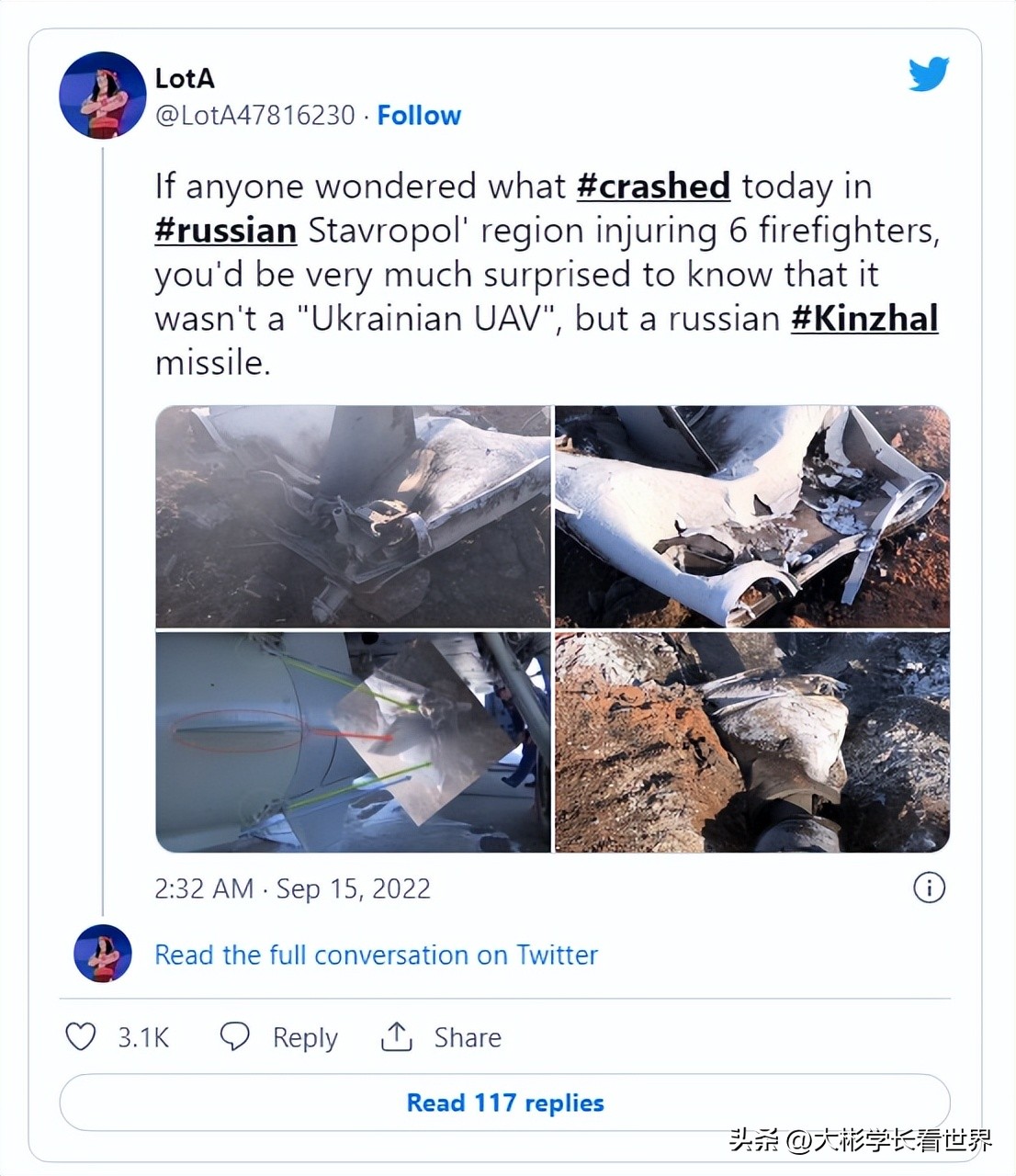 Hip again: Russian hypersonic missile accidentally landed on its own ...