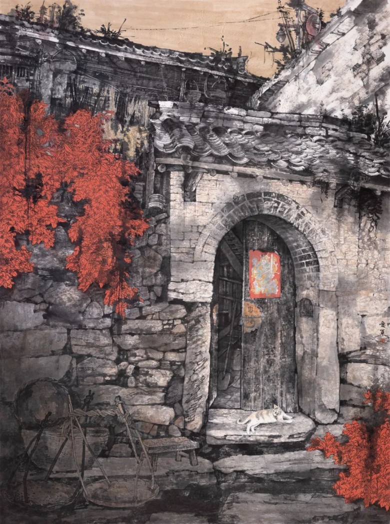 Wang Aijun: Depicting a rural picture scroll and showing the style of ...