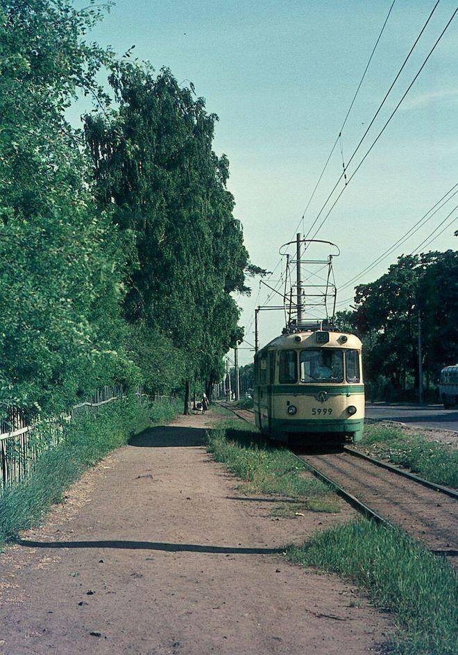 Old photo of a tram in Leningrad, the Soviet Union, 1970. Nostalgic ...