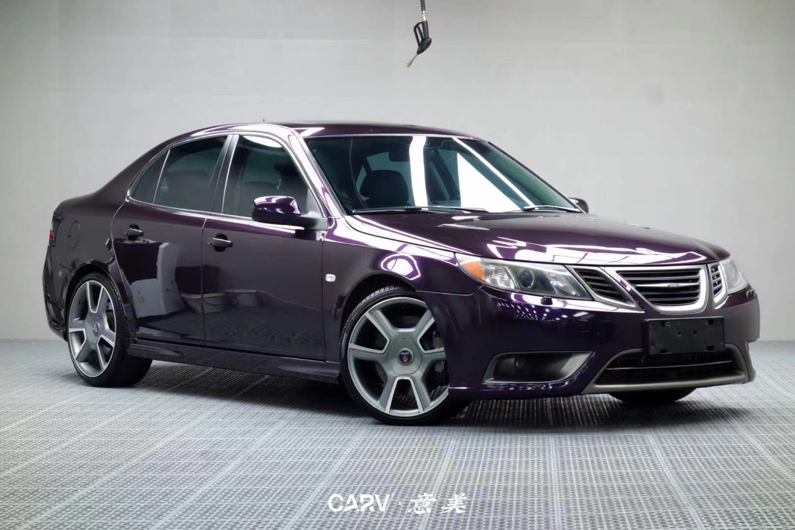 Saab 93AERO Kafu color change film platinum Venetian purple, low ...