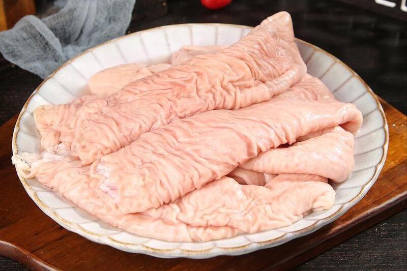 Cleaning pig large intestine without salt or alkali, the master chef ...