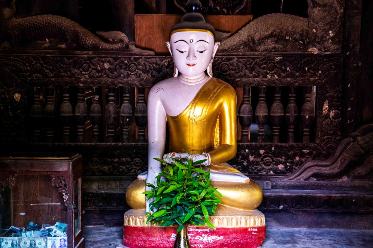 The super magical temple in Myanmar is a miracle in wooden architecture ...
