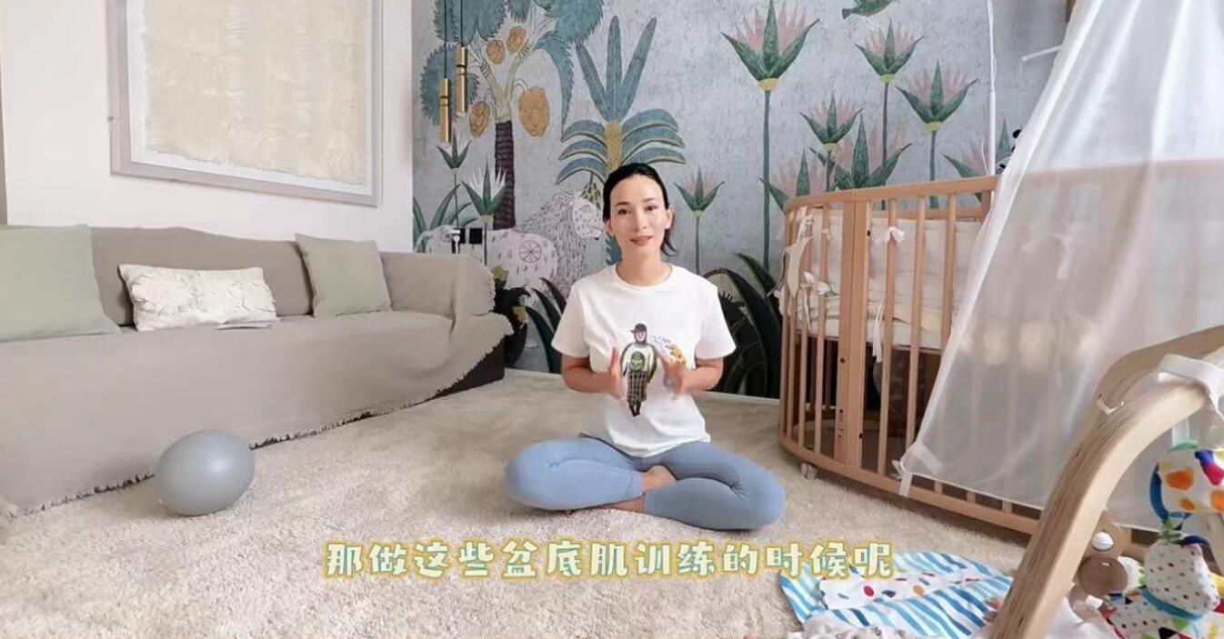 Han Geng's wife posted a video, the side face of her 5-month-old mixed ...