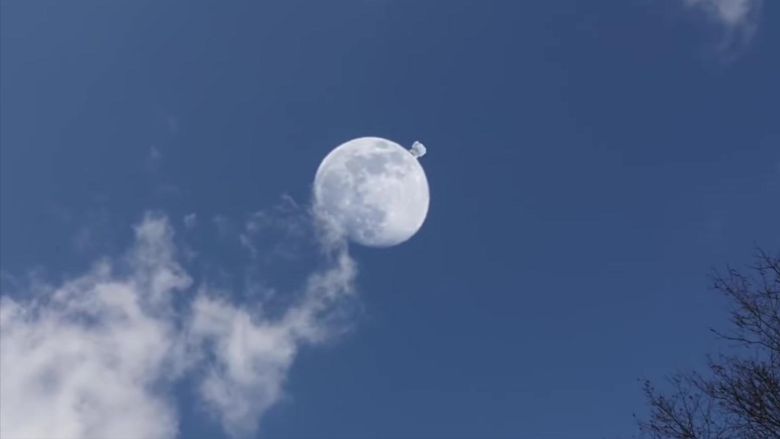 There is even a record of the moon being split into two halves!Is it ...