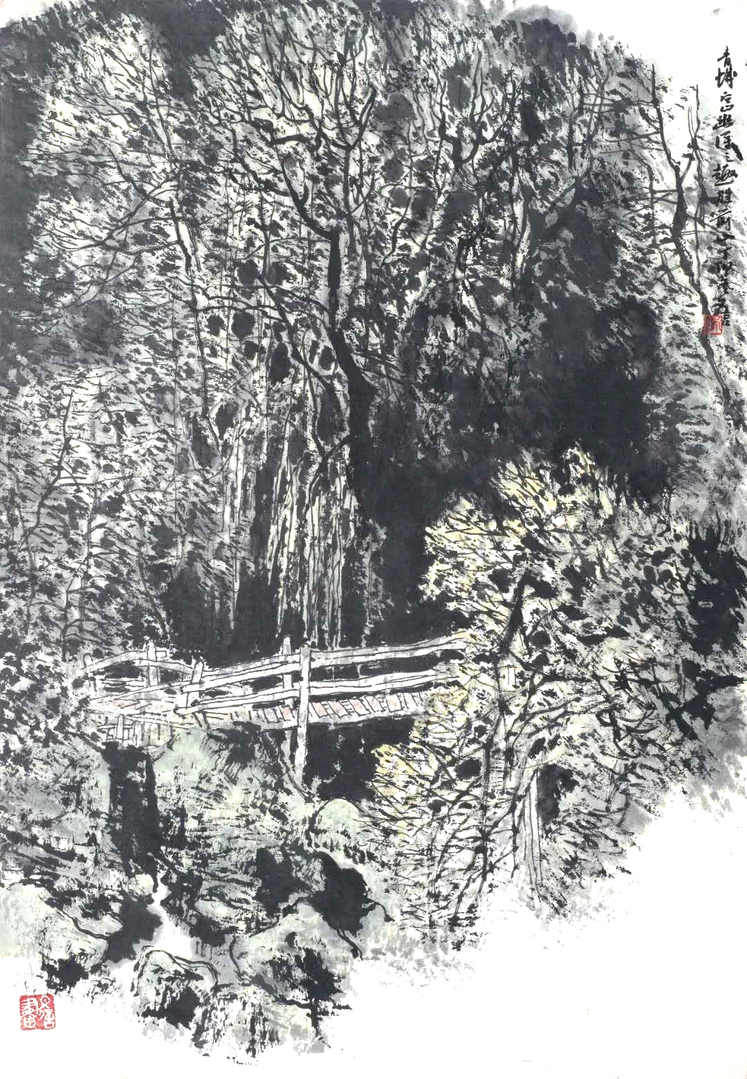 Many famous artists have painted "Sichuan Four Wonders", but only Mr ...