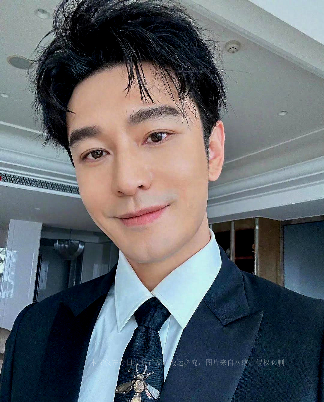 Good things are coming? Huang Xiaoming renovated the 5-story mansion ...