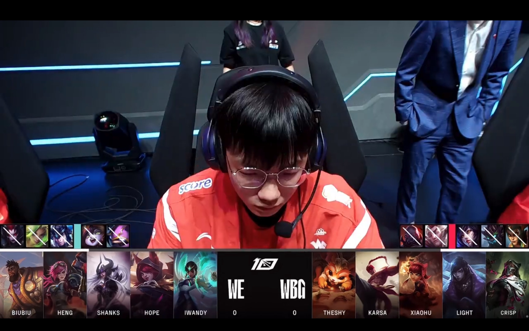 Repeated mistakes, lost a good game! WE lost to WBG, tickets for the playoffs can only be based ...