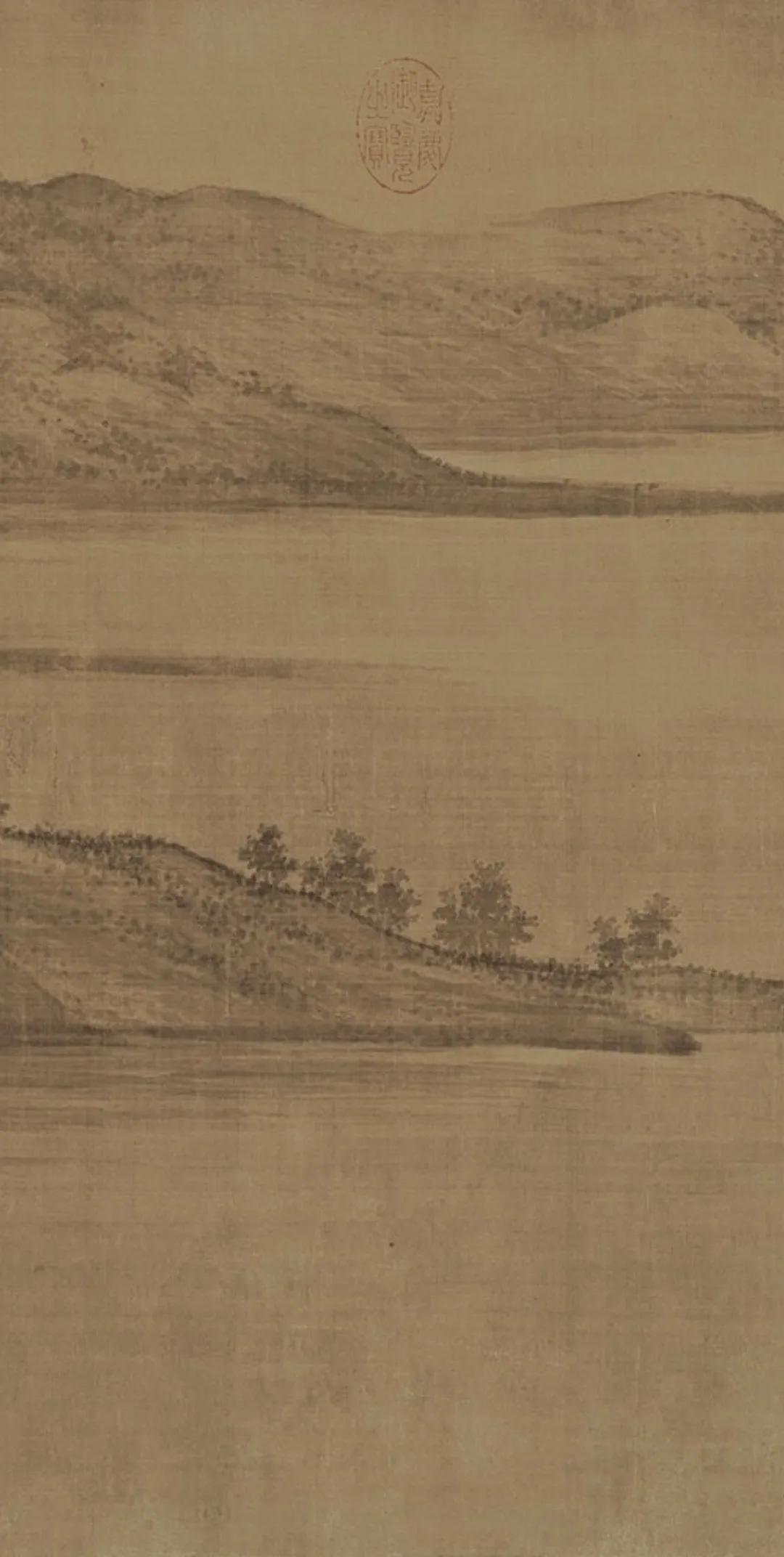 Appreciation of Dong Yuan's paintings "Xiajing Mountain Pass Waiting ...