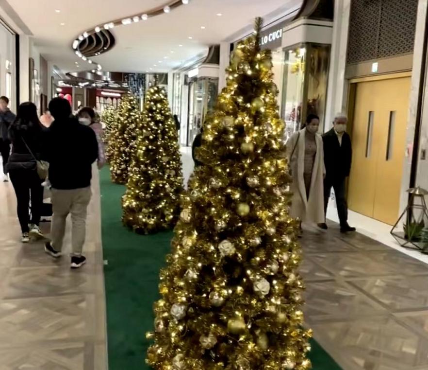 64-year-old Zhu Lingling and her rich husband go shopping hand in hand ...