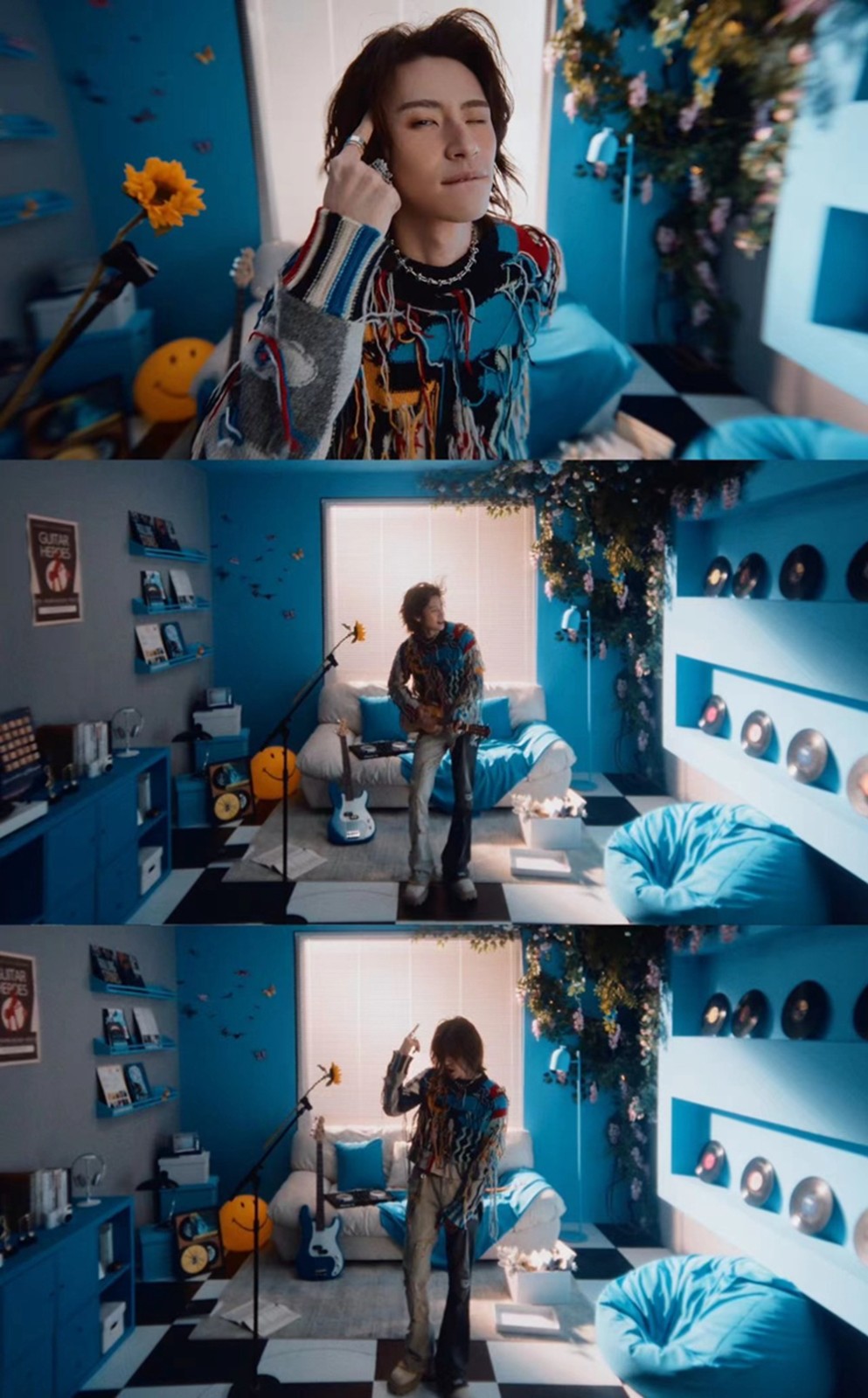 The little ghost Wang Linkai's healing love song "Hadn't Met You" MV is ...