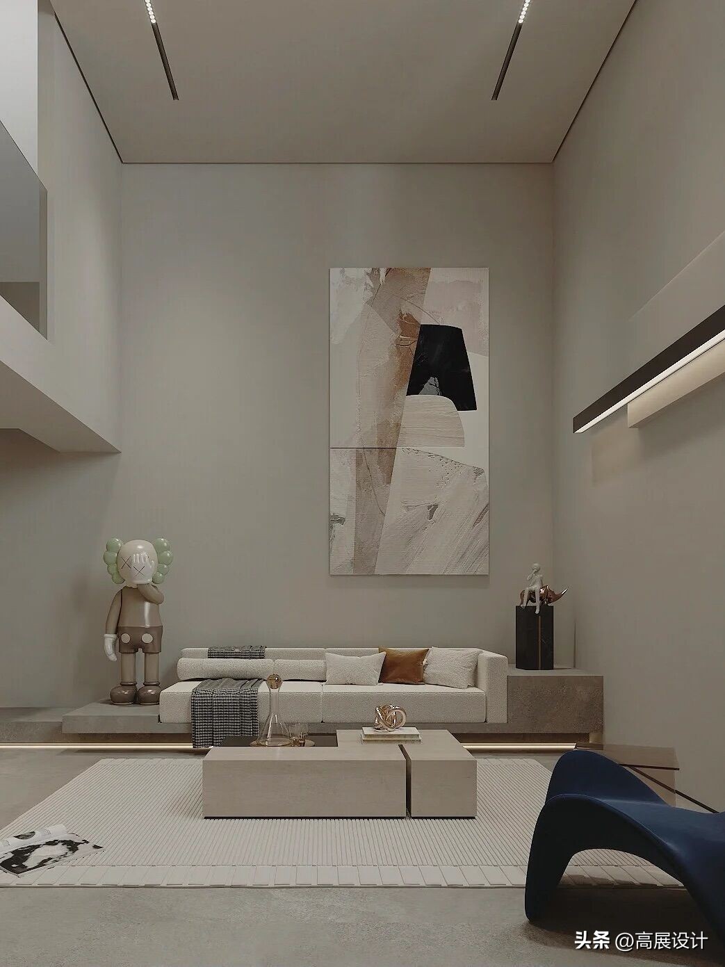 280㎡ simple design villa, luxurious but not greasy modern style, the ...