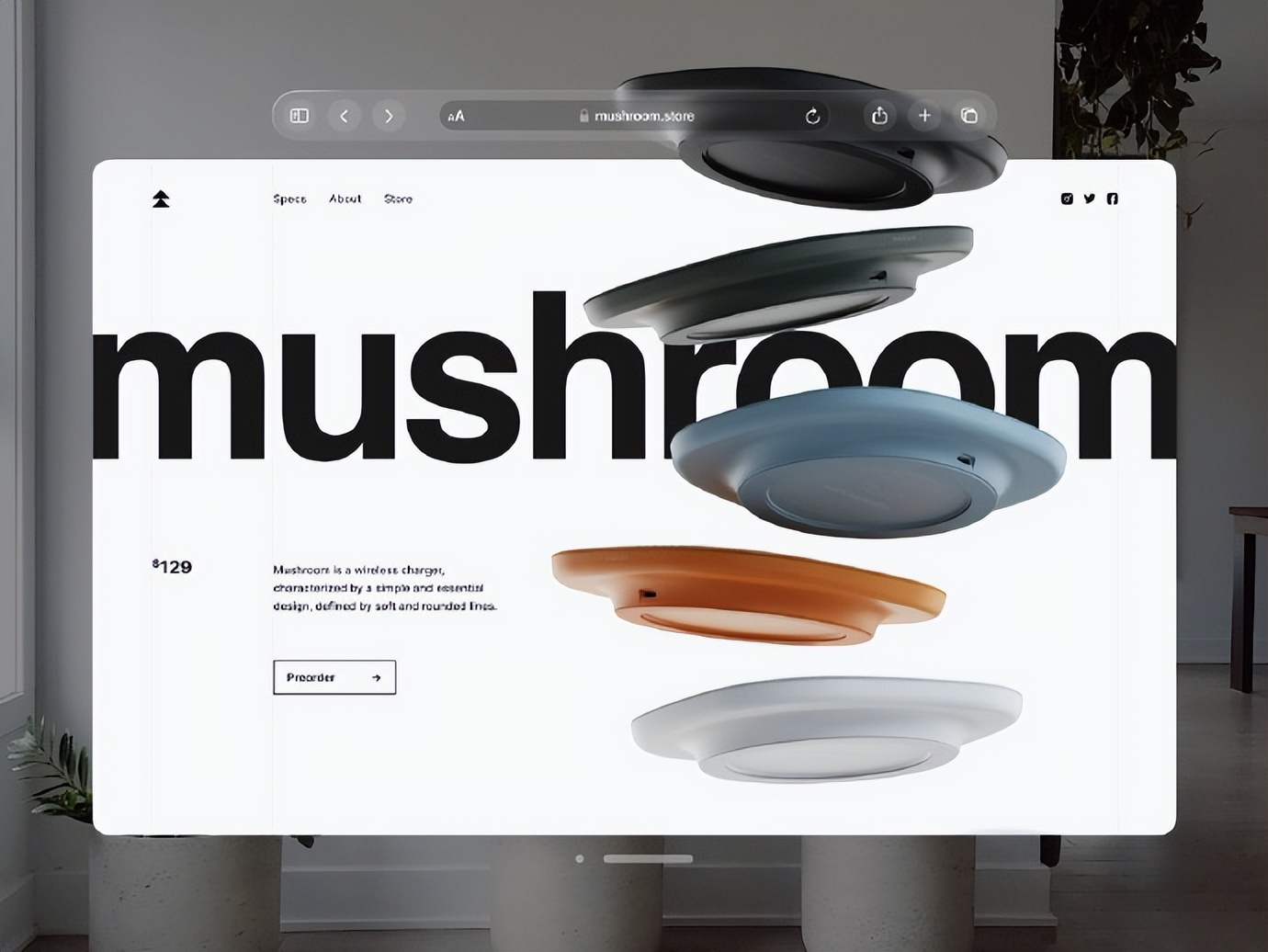 APP interface design case based on Apple Vision Pro - iMedia