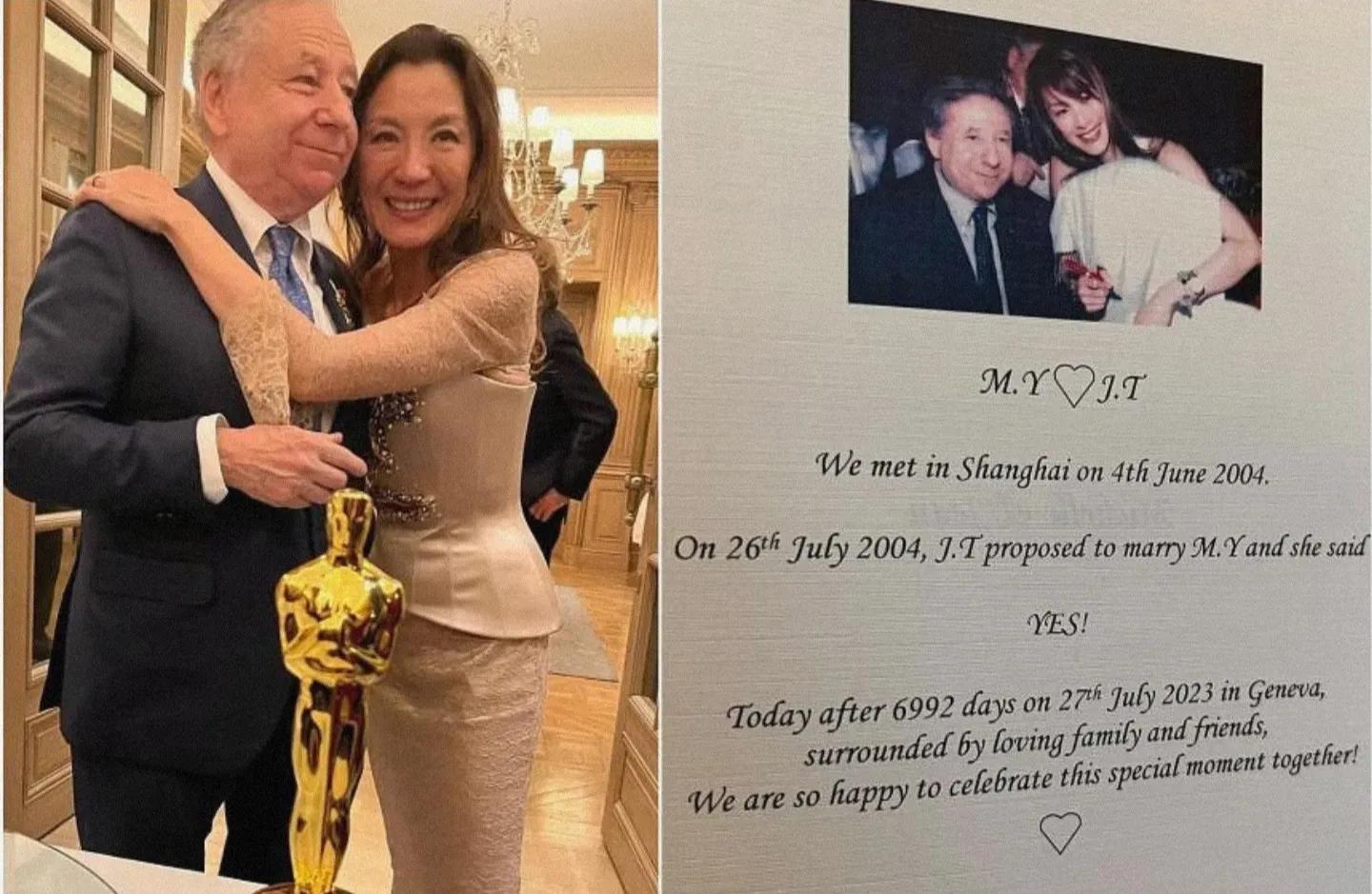 Michelle Yeoh is married after 19 years of long-distance running! At ...