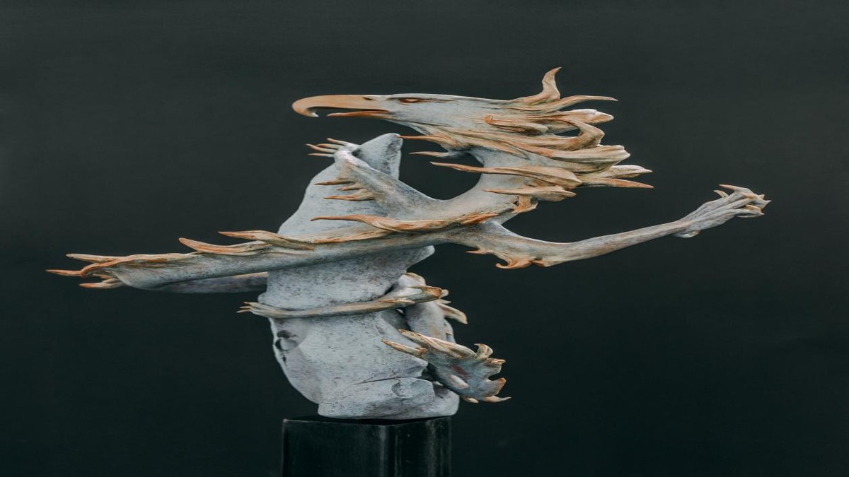 What is the specific form of the image of the human-headed bird-body ...