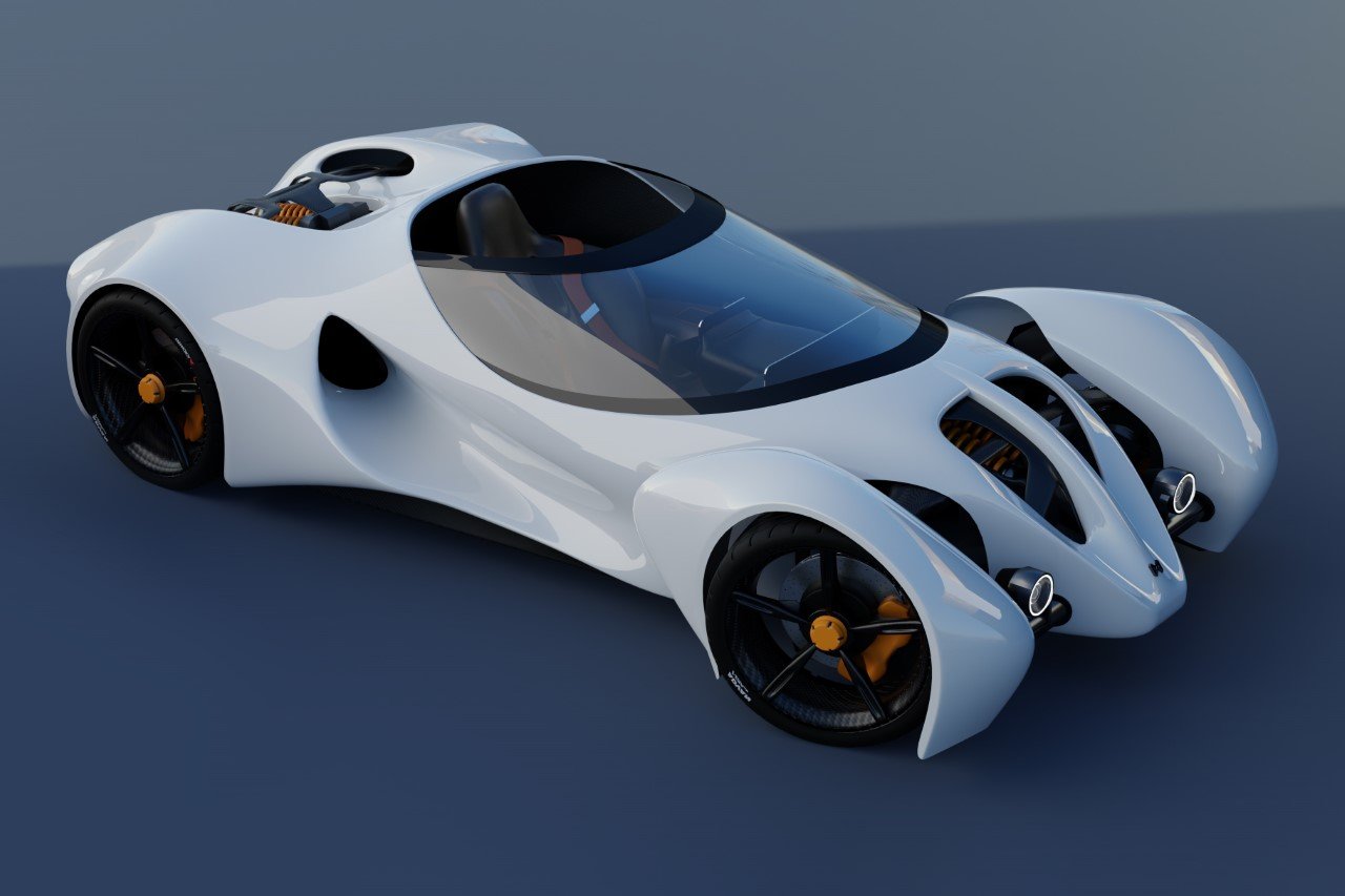 This super cool racing car was designed by a 17-year-old student - iNEWS