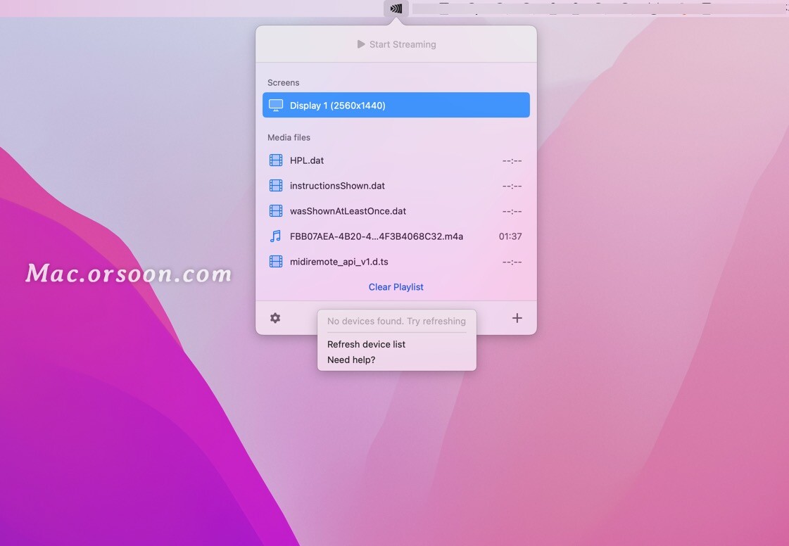 Mac mirroring artifact: JustStream Pro for Mac - iNEWS