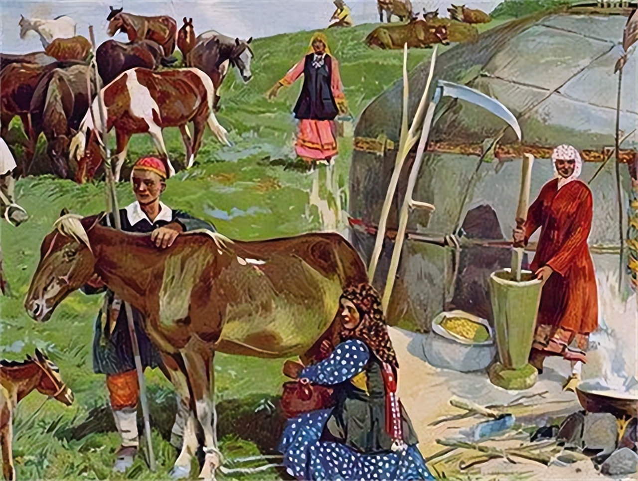 How were nomadic areas managed in ancient times? The Qing Dynasty was a ...