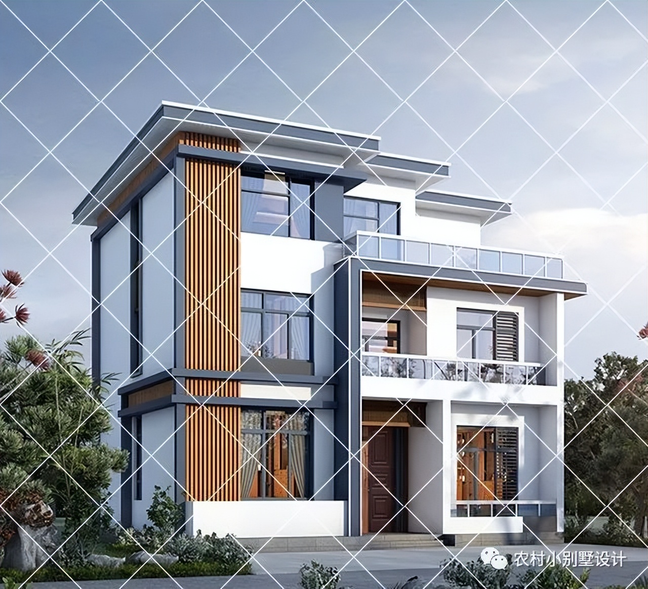 10 sets of modern Chinese-style rural self-built villas, at first ...