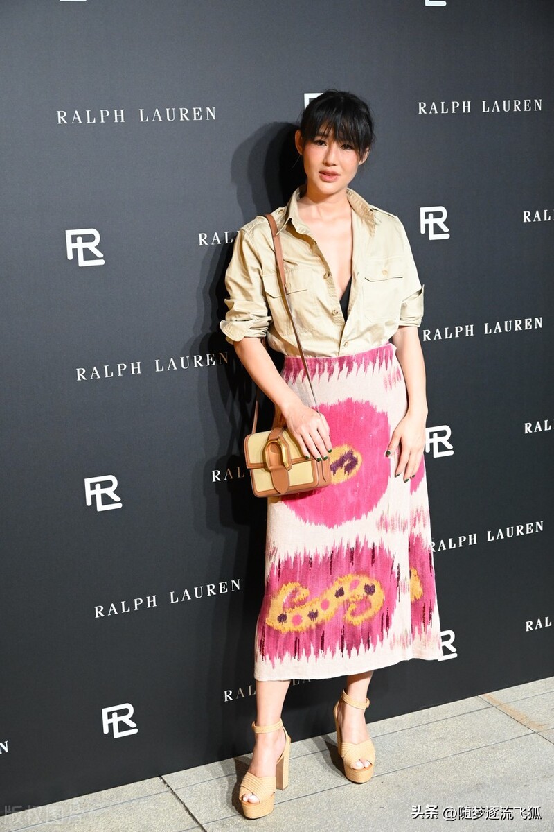 Chen Ran attended the Ralph Lauren 2023 spring and summer fashion show ...