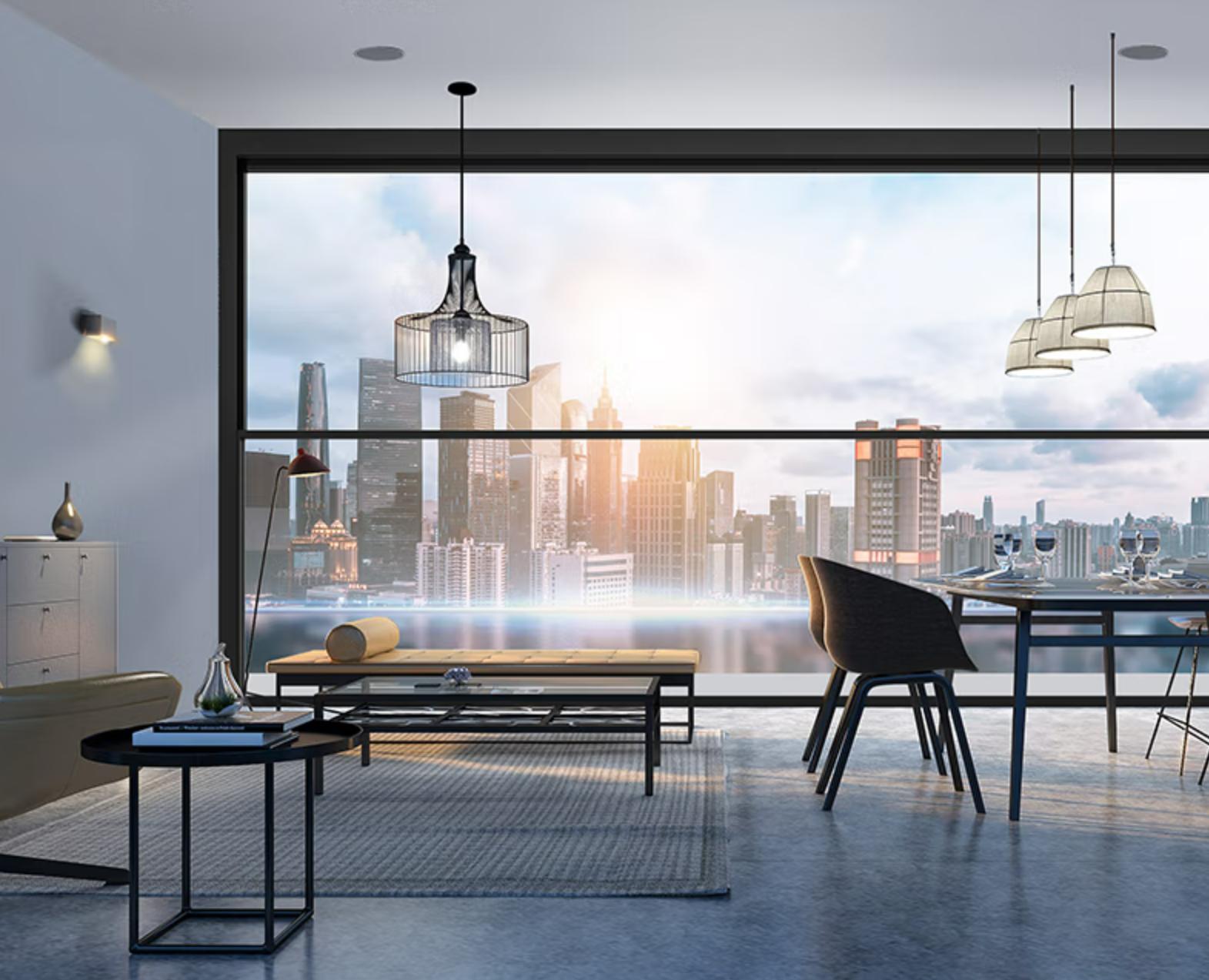 Such a balcony lift window is the standard configuration for home life ...