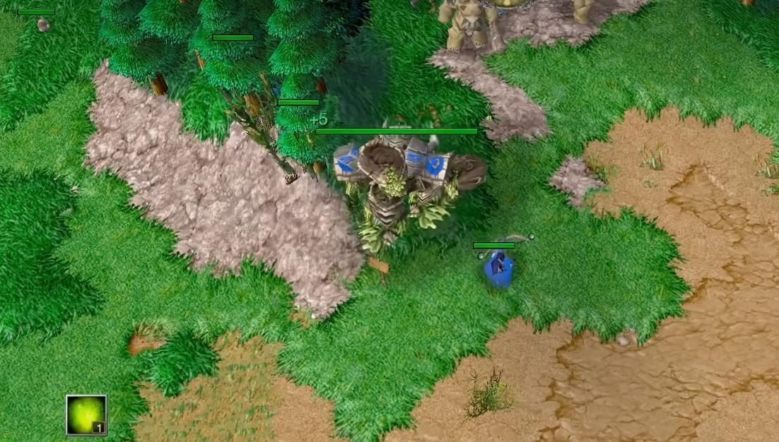 The night elves practice a strong position at the beginning, and the ...