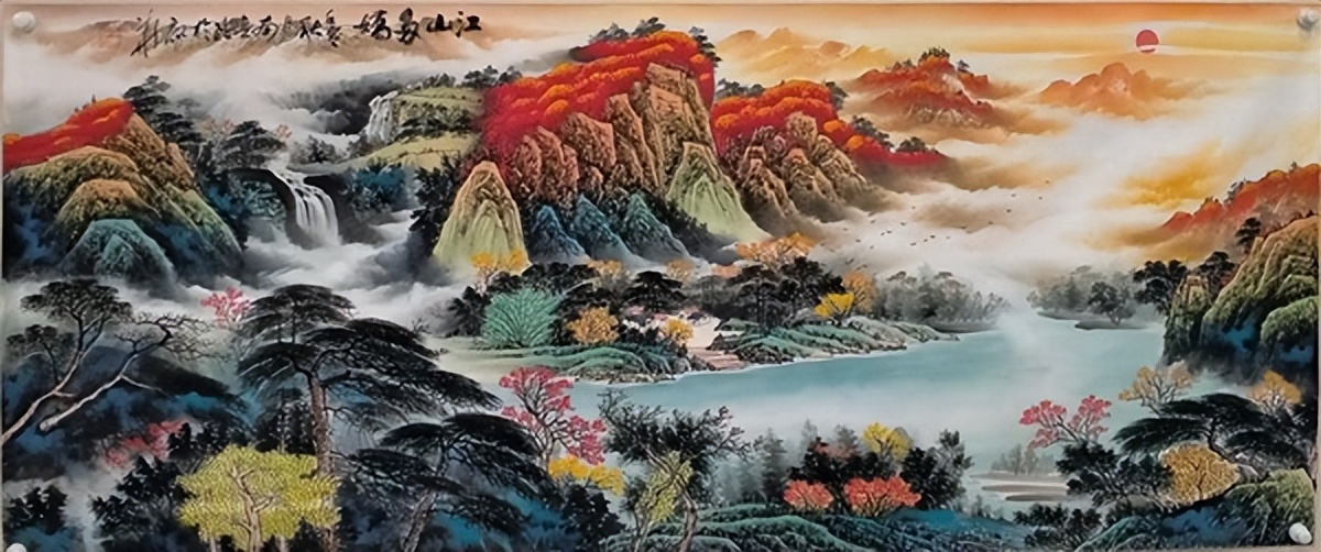 There is Qiu He in the chest, and the clouds are born under the pen of ...