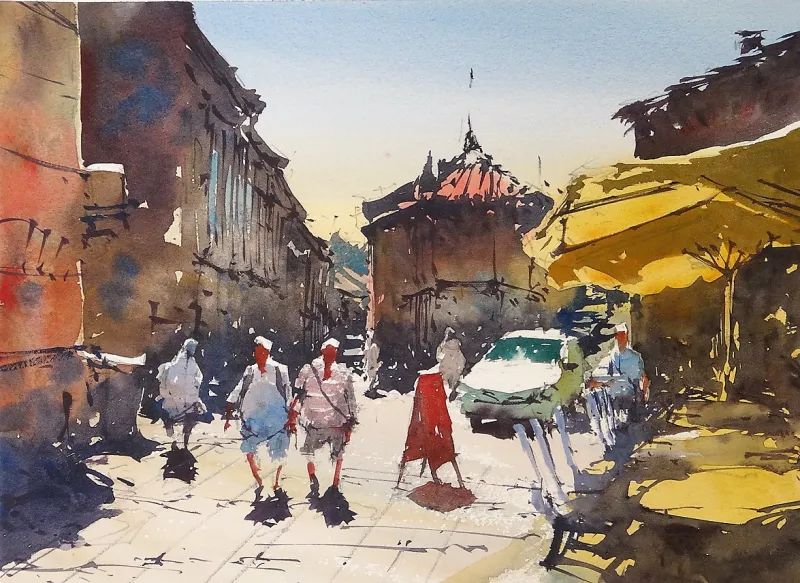 British Watercolor Painter Tim Wilmot: Impressionist Master in ...