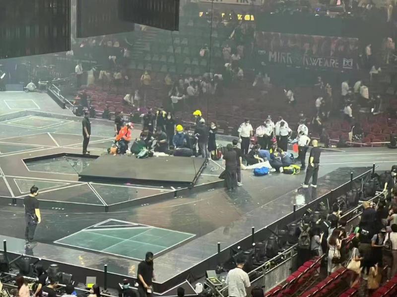 Stage accidents followed one after another. After the accident in the ...