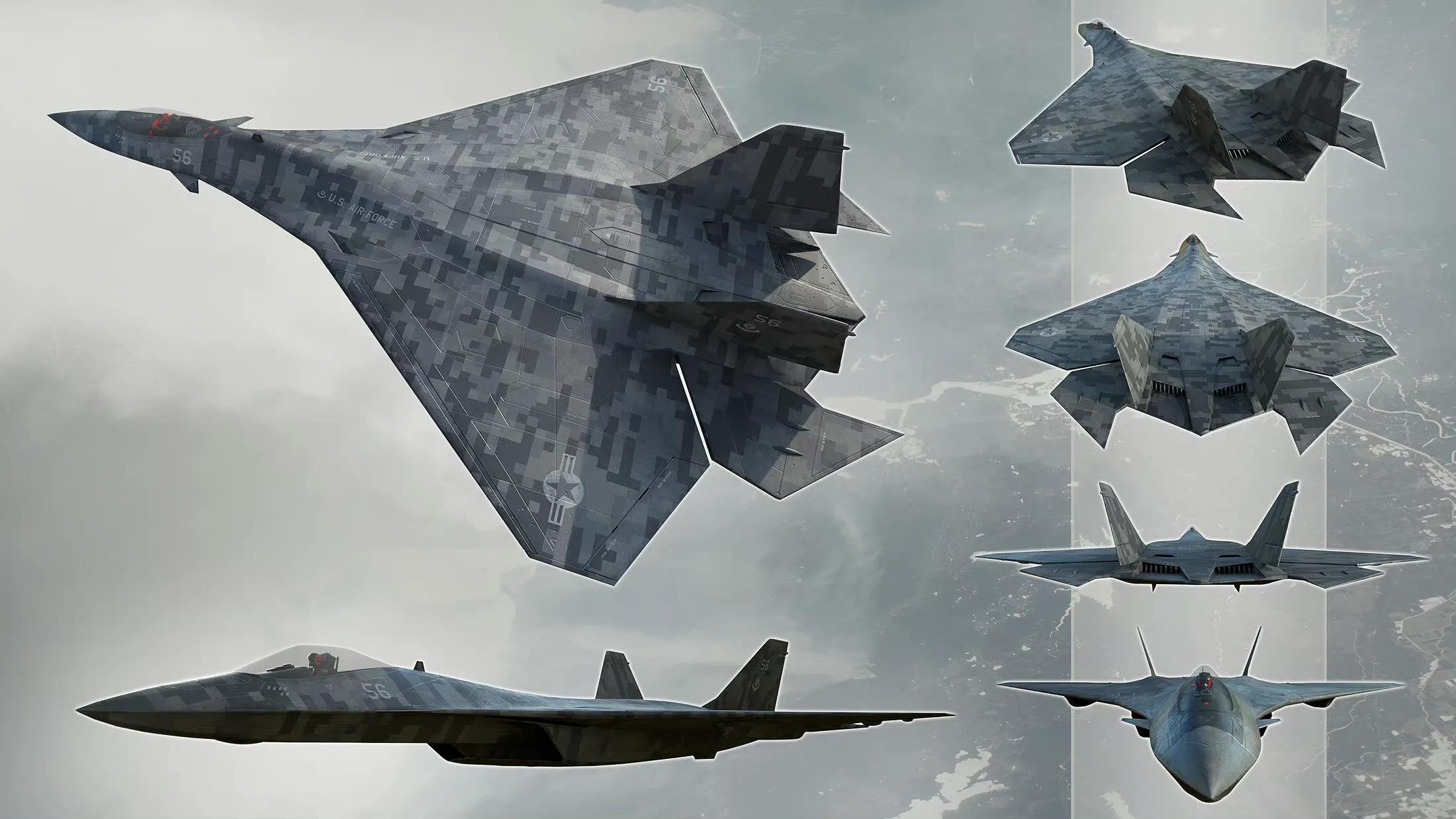 The next generation of fighter jets imagined by painters - iNEWS