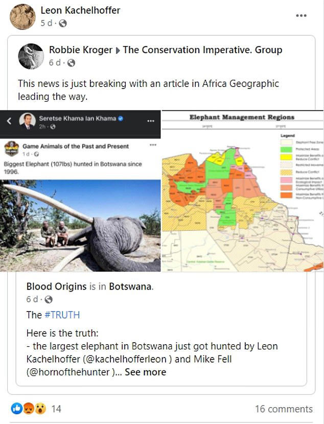 It's actually legal!Botswana's largest ivory elephant was hunted: the ...