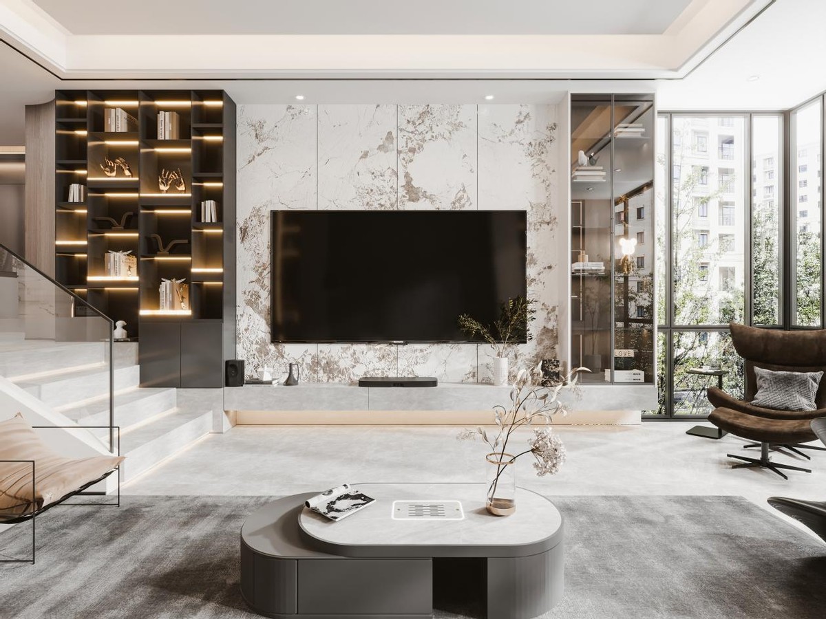 275㎡ modern style, rich space and stylish home atmosphere - iMedia
