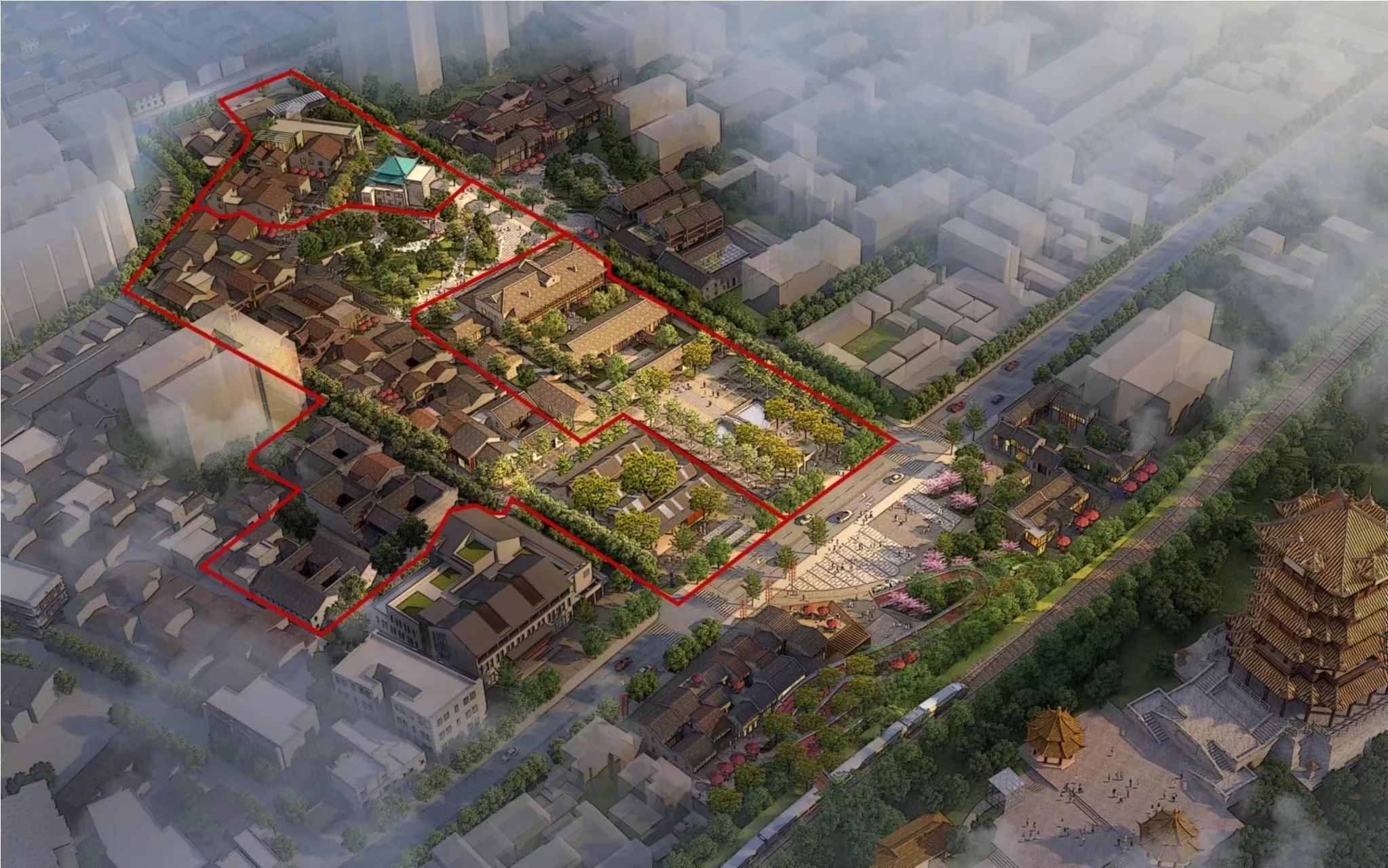 What is there in Jingxin Academy Scenic Area? - iMedia