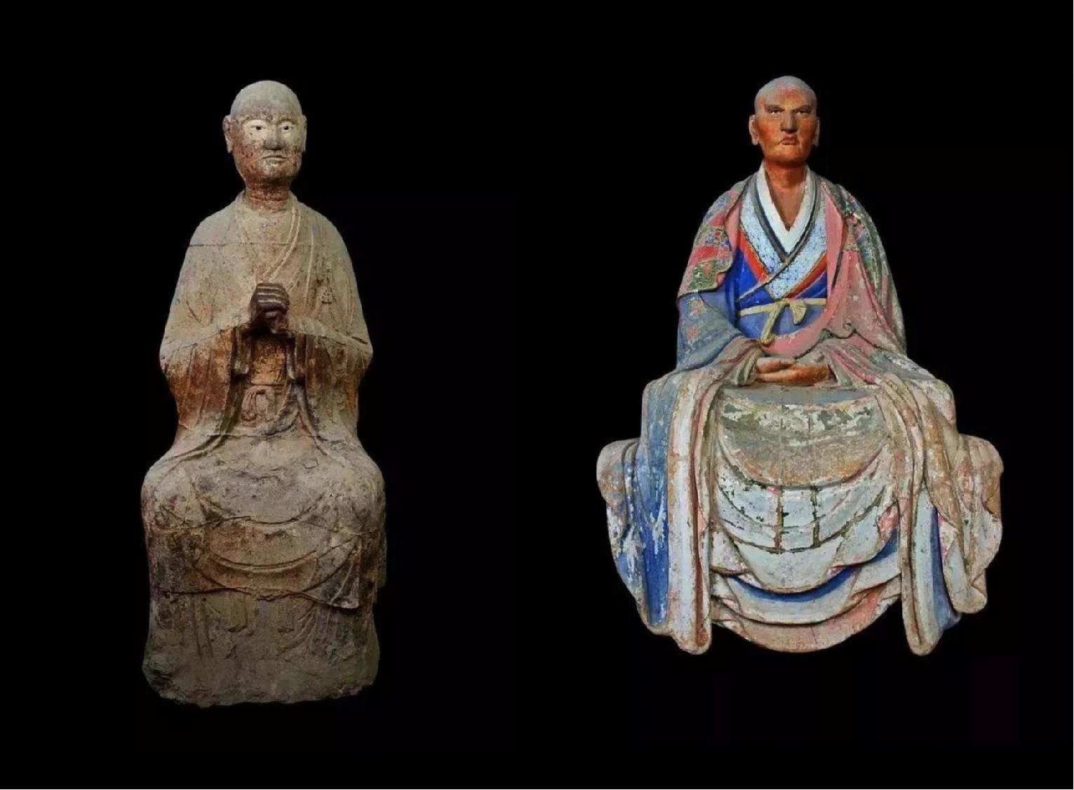 (11) There are statues of arhats with flesh and blood, sorrow and joy ...