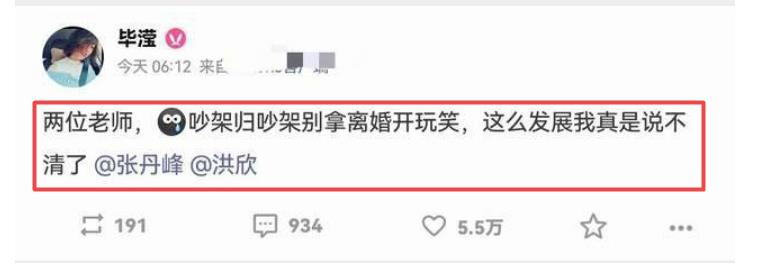 Broker Bi Ying's chat records were exposed, Zhang Danfeng and Hong Xin's divorce may be reversed ...