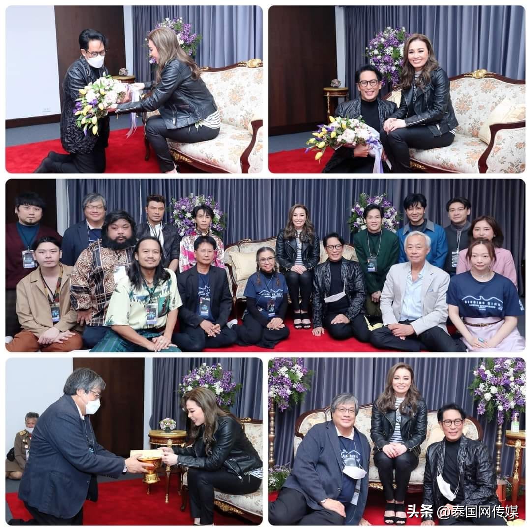 Queen Suthida of Thailand gave flowers to Uncle Psy after listening to ...