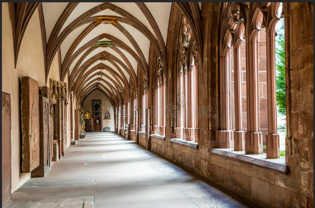 What are the characteristics of the design of medieval monastery ...