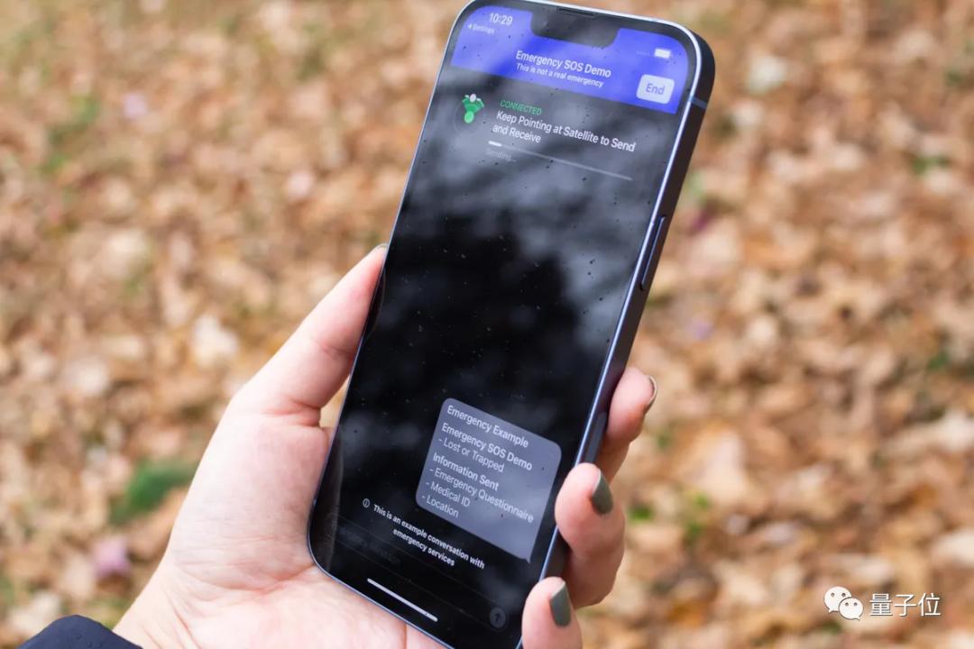 iPhone 14 satellite communication test: Sending a text message takes an ...