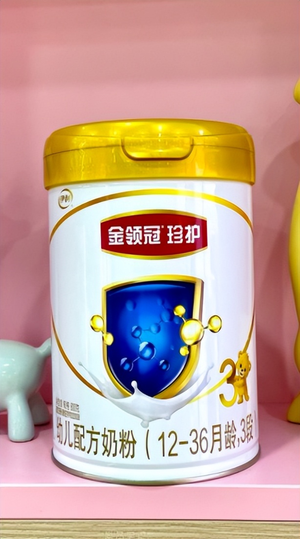 Yili gold crown protection with FOS added to add vitality to the baby's ...
