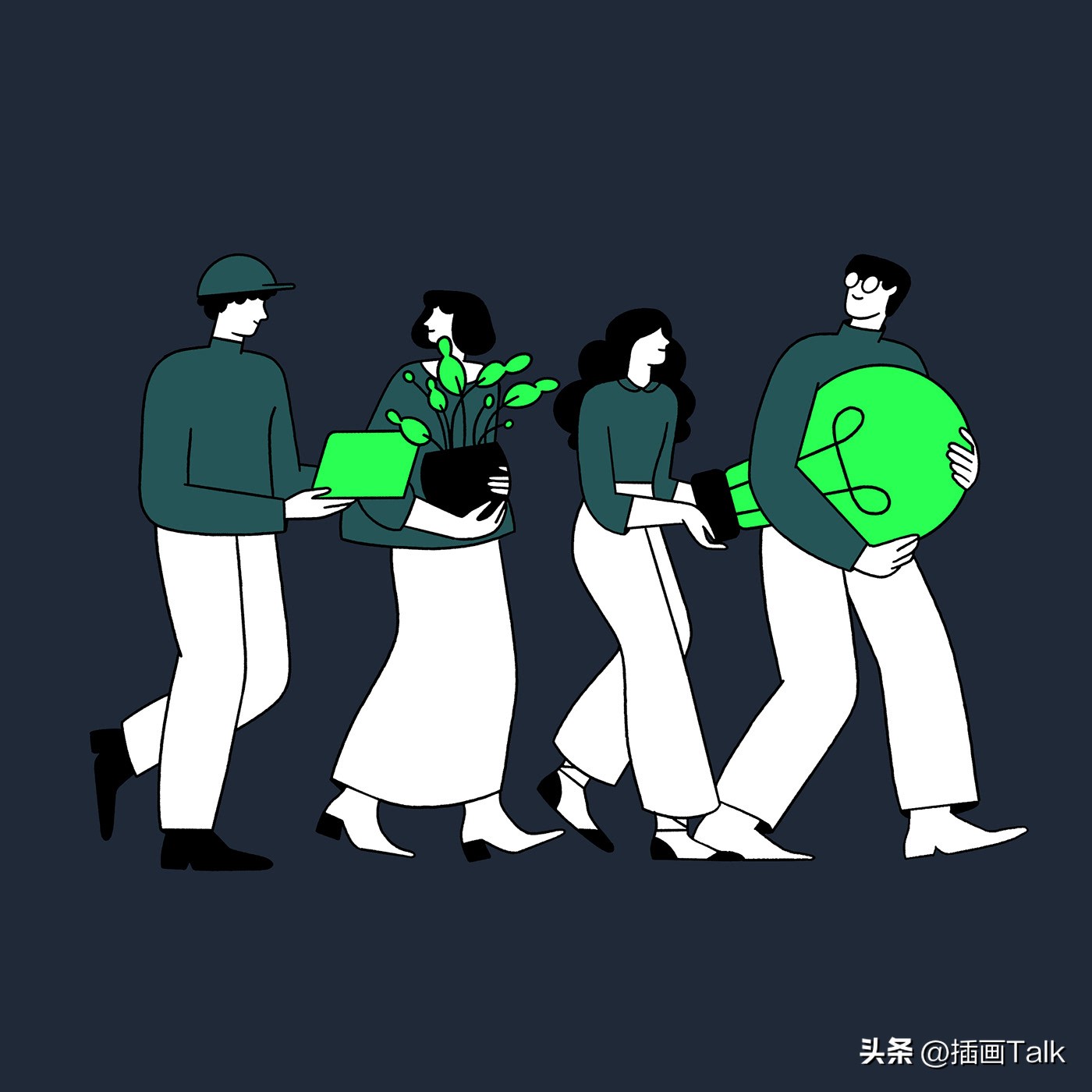 Dutch illustrator Nata Schepy, smart and simple - iMedia