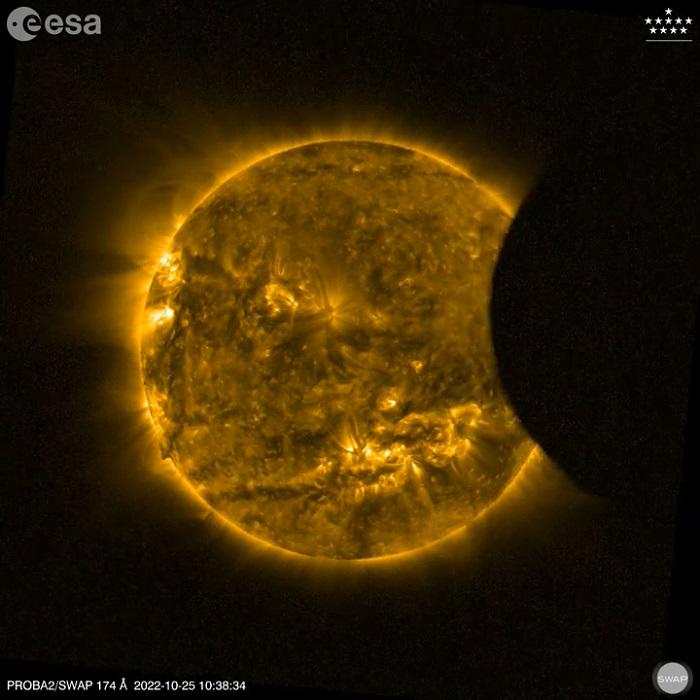 ESA's Proba-2 probe recorded two partial solar eclipses in a single day ...