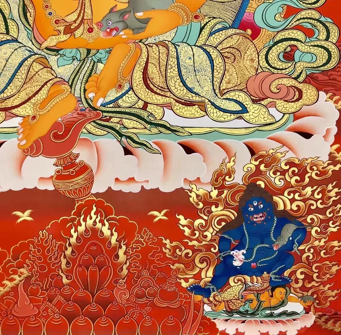 China Red "Yellow God of Fortune" - iNEWS